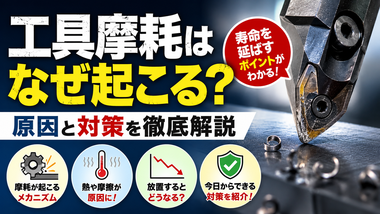 工具摩耗はなぜ起こる？原因と対策を徹底解説｜MonoTech Lab